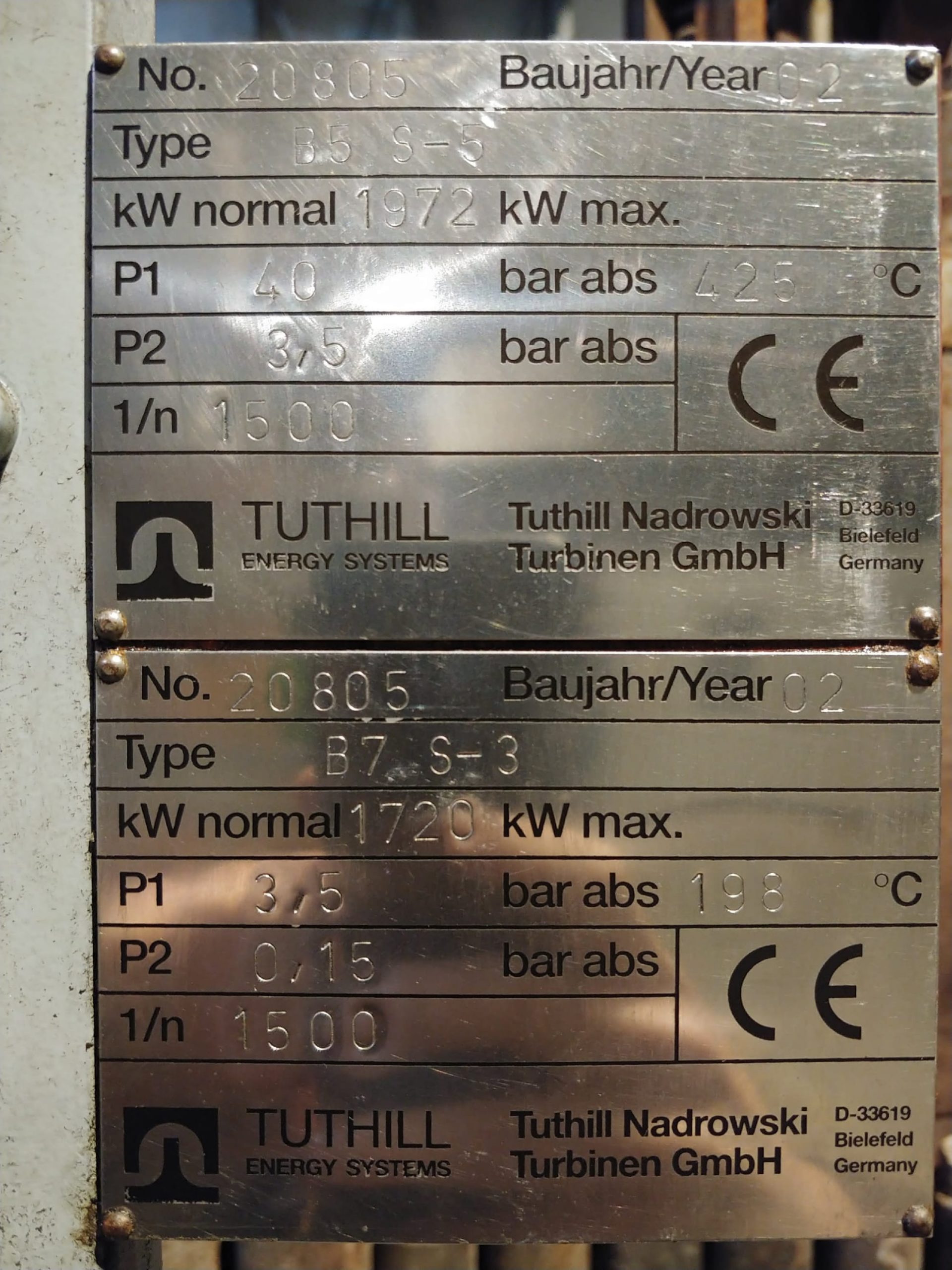 3692 KW Tuthill Nadrowski B5 S-5 + B7 S-3 - Stromerzeuger-Discount