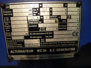 4625 KVA Leroy Somer LSA 56 BS5-4P - Stromerzeuger-Discount